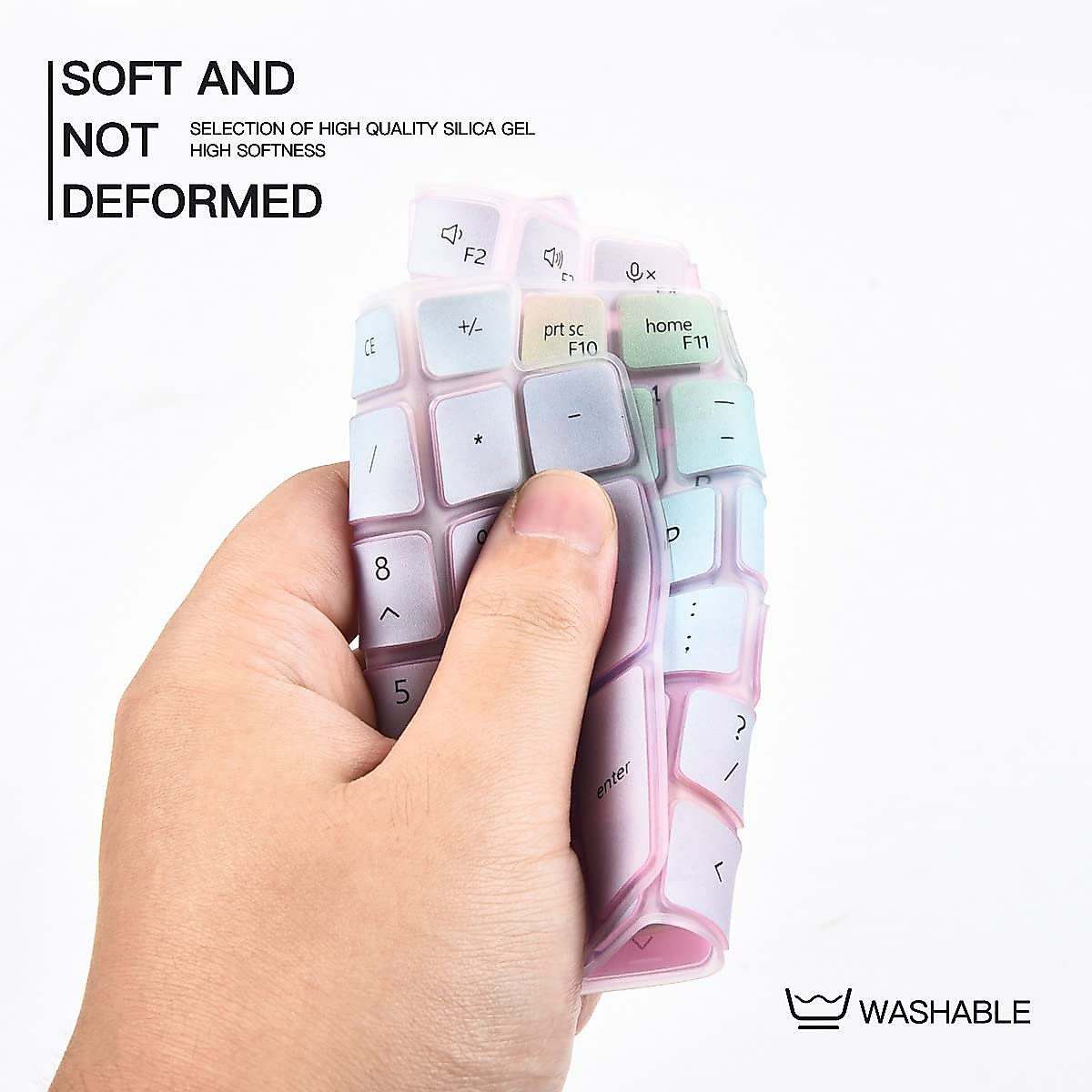 Keyboard Cover for Dell Latitude 3550 3540 5550 5540 5530 5531 5520 5521, Precision 3590 3591 3580 3581 3560 3570 3561 3571 Laptop, Dell Latitude 5550 5530 5540 Keyboard Skin Protector - Colorful