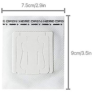 50Pcs Portable Coffee Filter Paper Bag Hanging Ear Drip Coffee Bag Single Serve Disposable Drip Coffee Filter Bag Perfect for Travel, Camping, Home, Office