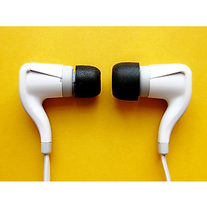 12pcs (BMF-B)- S/M/L Premium Memory Foam and Round Replacement Earbuds Ear Tips Compatible with Plantronics Backbeat Go 3 and Go 2 Wireless in Ear Earphones Headphones