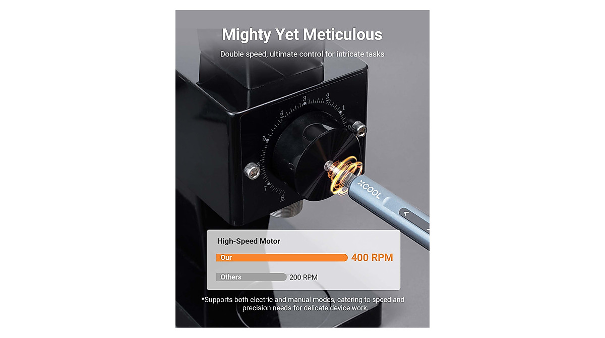 XCOOL Mini Electric Screwdriver: Precision & Power