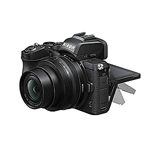 Nikon Z50 + Z DX 16-50mm + Z DX 50-250mm Mirrorless Camera Kit (209-point Hybrid AF, High Speed Image Processing, 4K UHD Movies, High Resolution LCD Monitor) VOA050K002