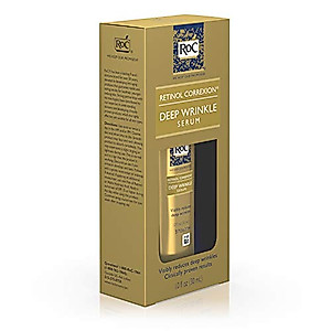 RoC Retinol Correxion Deep Wrinkle Facial Serum, Anti-Wrinkle Treatment Made with Retinol, 1 fl. oz