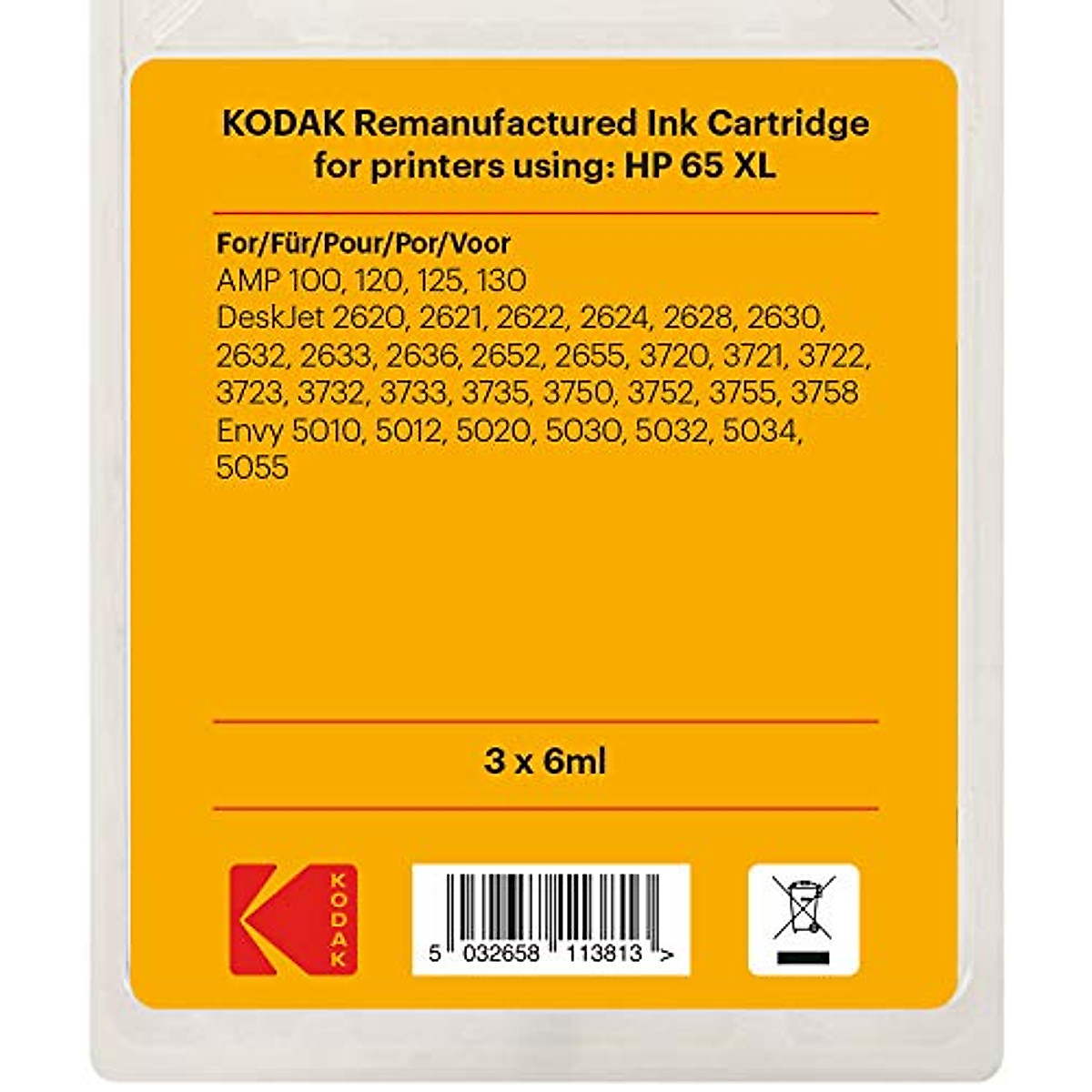 KODAK Ink Cartridge HP 65XL Tricolor (55032)