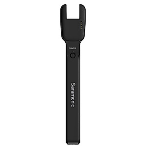 Saramonic Handheld Transmitter Holder for Blink 500 Pro TX Transmitters with Foam Windscreen and Built-in 1100mAh Battery/Charger (Blink 500 Pro HM)