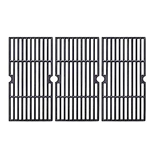 Grill Replacement Grates Parts for Charbroil Advantage 463343015, 463344015, 463344116, Kenmore, Broil King and Centro Grill, 16 15/16" Cast Iron Cooking Grids