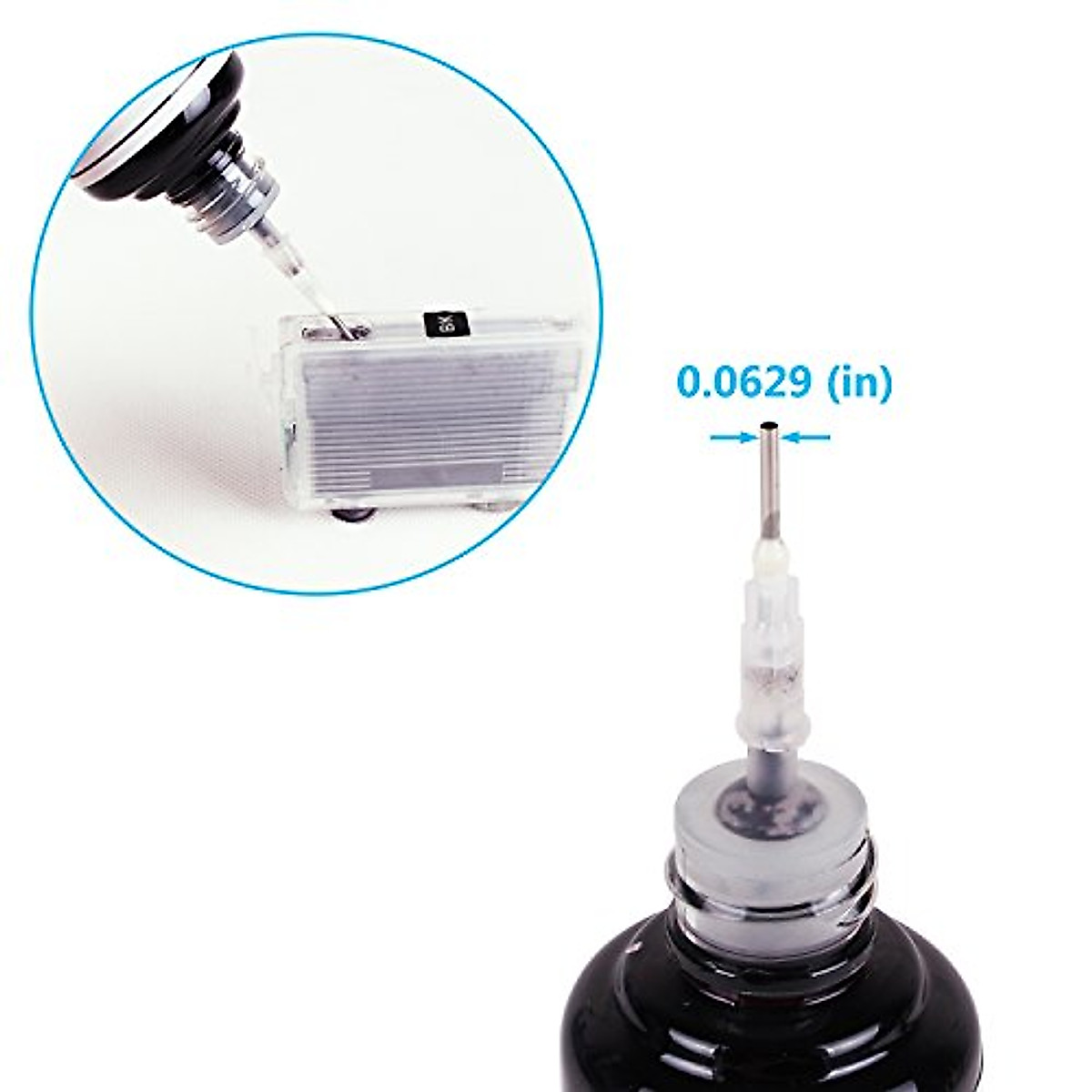 CoYlBod Regular Refill Ink for T254 T252XL120-BCS, T252XL220, T252XL320, T252XL420 Workforce WF-7710 WF-7720 WF-7210 WF-3630 WF-7620 WF-7610 WF-3640 WF-3620 for Refillable Cartridges or CISS