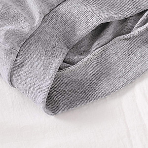 Ritatte Toddler Girls Clothes Winter Warm Long Sleeve Tops Long Pants Suit Kids Soft Cotton Fall Outfits 2Pcs Set(Gray,3-4T(110))