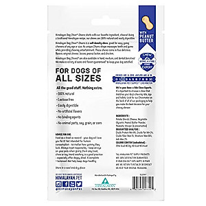 Himalayan Dog Chew Churro Yak Cheese Dog Chews, 100% Natural, Long Lasting, Gluten Free, Healthy & Safe Dog Treats, Lactose & Grain Free, Protein Rich, Real Peanut Butter Flavor, 4 Churros Per Pouch