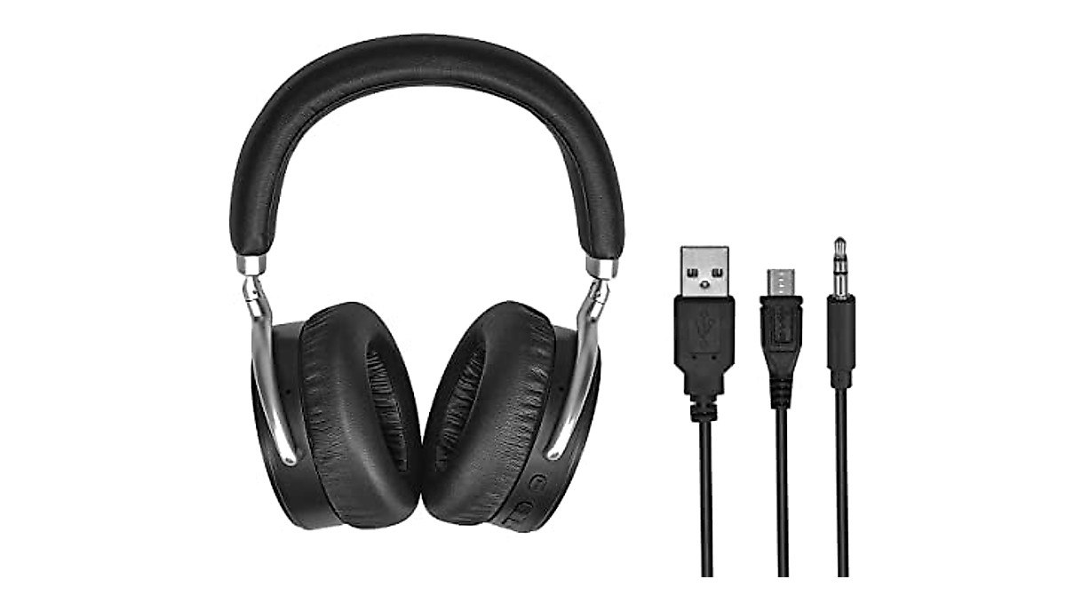 Monoprice Bluetooth Headphones with Noise Cancelling & 20H Playtime