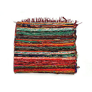 Braided Chindi Rug, Rag Rug, Area Rug, Carpet Rug, Runner Rug 3x5 Foot, 4x6 Foot, 5x7 Foot, Living Room Rug (3x5 Foot)