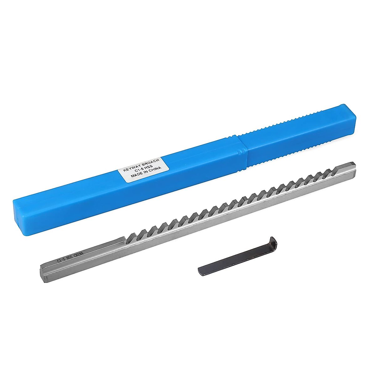 ICZW C Push-Type Keyway Broach Metric Sized High Speed Steel Keyway with Shim Cutting Tool (C1-5)