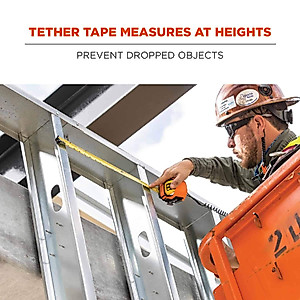 Ergodyne - 19770 Squids 3770 Tape Measure Holder, Orange Large