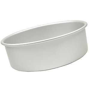 Fat Daddio's Anodized Aluminum Round Cake Pan, 6-Inch x 4-Inch Size: 6-Inch x 4-Inch Model: PRD-64 (Home & Kitchen)