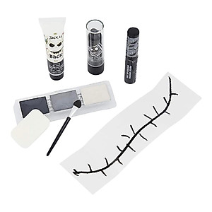 Spirit Halloween Adult The Nightmare Before Christmas Costume Choose Sally Jack Skellington Oogie Boogie (Jack Skellington Makeup Kit, One Size)