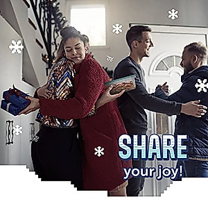 Ziploc Food Storage Meal Prep Containers Reusable for Kitchen Organization, Smart Snap Technology, Dishwasher Safe, Deep Square, 3 Count, Holiday Designs, Packaging May Vary