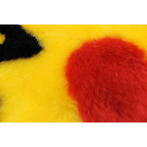 Walk on Me Emoji Rug - Soft and Cute - Made in France - Emoji Mat fit for Any Room - Dorm Bed Bathroom Kids Room Emojis (Kiss)