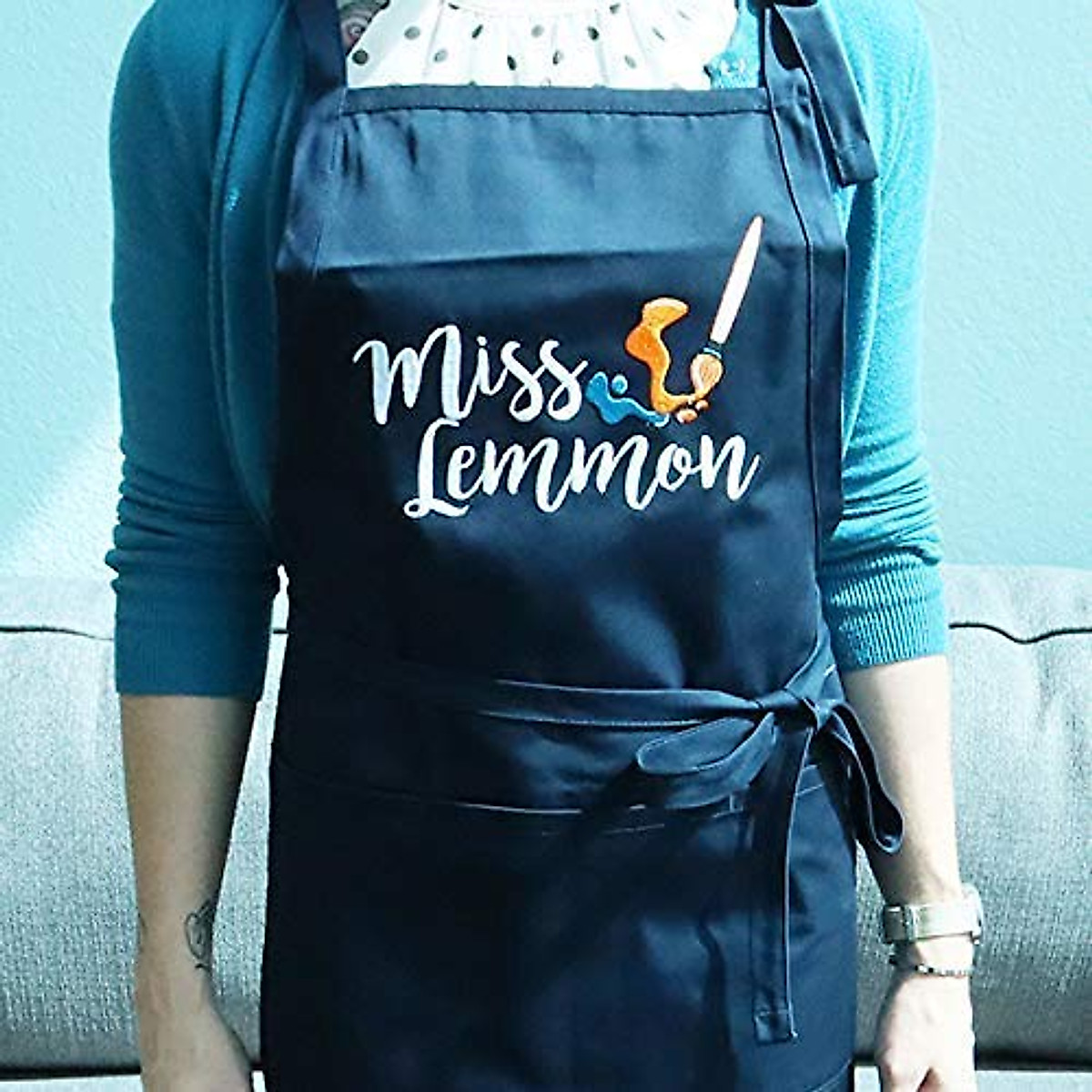 Unisex Personalized Art Teacher/Artist Embroidered Apron