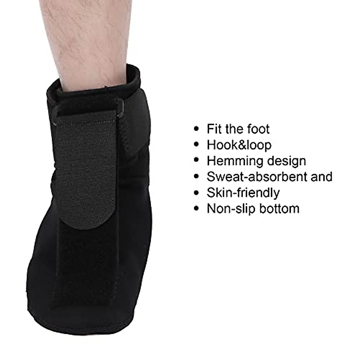 Plantar Fasciitis Night Splint, Foot Drop Brace Pain Relief Adjustable Skin Friendly for Foot Correction for Women for Recovery for Men(S)