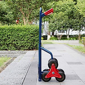 Lykos 440lbs Heavy Duty Stair Climbing Moving Dolly Hand Truck Warehouse Appliance Cart Blue