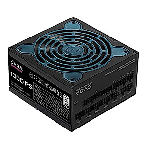 EVGA Supernova 1000 P5, 80 Plus Platinum 1000W, Fully Modular, Eco Mode with FDB Fan, 10 Year Warranty, Includes Power ON Self Tester, Compact 150mm Size, Power Supply 220-P5-1000-X1