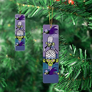 Bookmarks Metal Ruler Mojo Bookworm Measure Tv Reading Series Bookography Tassels for Book Bibliophile Gift Reading Christmas Ornament Markers