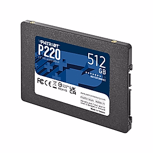 Patriot P220 512GB Internal SSD - SATA 3 2.5" - Solid State Drive - P220S512G25