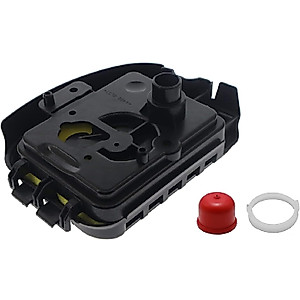 Hippotech 799583 Carburetor Replacement for Briggs 593261 595656 591979 Engines 450E 500E 550E 550EX Series 125cc 140cc Lawnmower with 595663 Air Filter Base 799579 Air Cleaner Foam Filter Kit