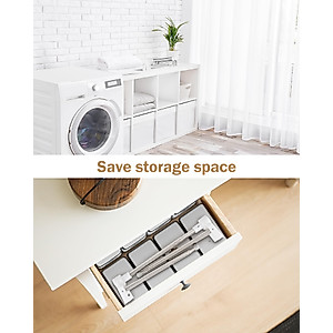 URZCT Travel Garment Rack,Portable and Foldable，Folding Clothes Rack for Dance,Travel,Camping, Drying,RV, Indoor,Outdoor.A Collapsible Mini Clothing Rack.