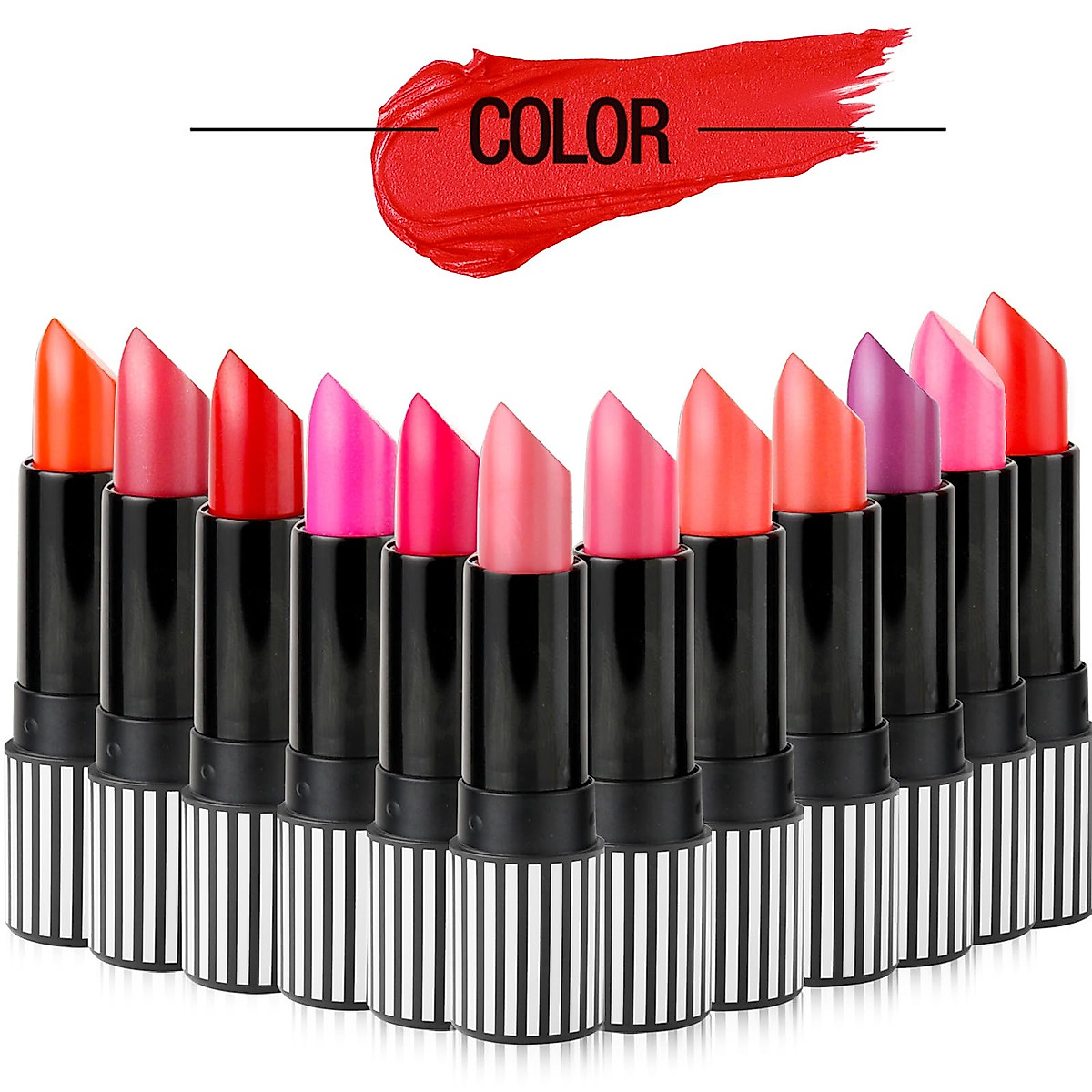 Witch's Pouch Moisturizing Lipstick, S18 Mandarin Red - Long Lasting, Cream Finish Lip Color for Women