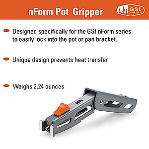 GSI Outdoors nForm Pot Gripper with Folding Design for nForm Crossover and Destination Cookwear