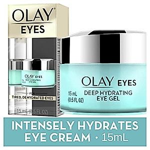 Olay Deep Hydrating Eye Gel with Hyaluronic Acid for Tired Eyes, 0.5 fl oz