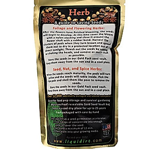Heirloom Seeds Combo Pack Veggie Over 8000 Seeds and Herbs Packs Over 15,000 Seeds - Medicinal and Cooking Herb Seeds 27 Varieties and Fruit Vegetables 38 Varieties for Your Garden (Herb and Veggie)