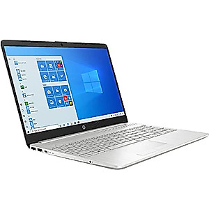 HP 15.6 Inch FHD 1080P Laptop, Intel Dual-Core i3-1115G4 up to 4.1GHz, 8GB DDR4 RAM, 256GB PCIe SSD, USB-C, HDMI, Wi-Fi,Ethernet, Fingerprint Reader, Webcam, Fast Charge, Win10 S + TiTac Card, Silver