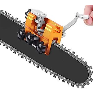 AMESEDAK Chainsaw Sharpener Kit, Chainsaw Chain Sharpening Jig,Suitable for All Kinds of Chain Saws and Electric Saws, for Lumberjack,Garden Worker
