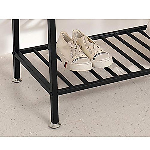 XI FA Clothing Display Rack Stand - Vintage Coat Stand- Clothes Hat Rack Shelf Shoe Clothes Hangers can Keep Your Clothes and Articles Tidy and Easy to take Frame for Bedroom Living Room Hallway