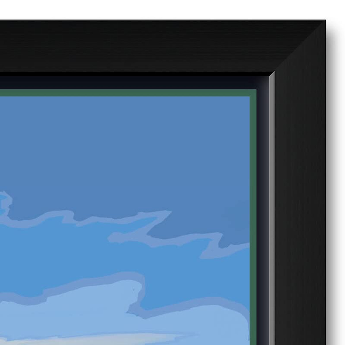 New Hampshire Loon & Chick Professionally Framed Art Print from Illustration by Artist Joanne Kollman Framed Art Size: 14" x 20"