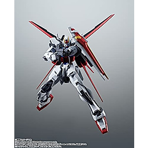 TAMASHII NATIONS - Mobile Suit Gundam SEED - AQM/E-X01 Aile Striker & Option Parts Set, Bandai Spirits The Robot Spirits