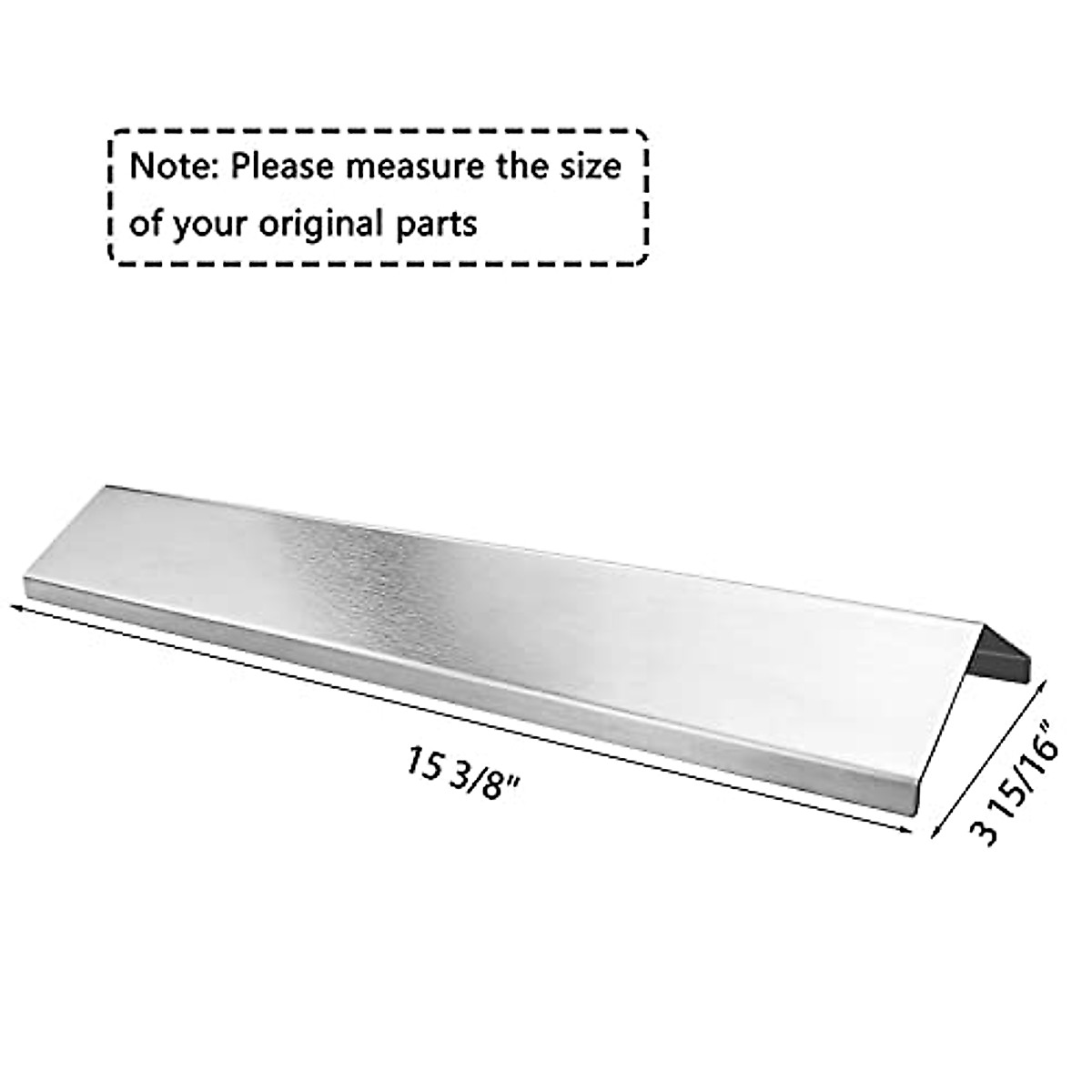 Hisencn Repair kit Replacement for Brinkmann 810-3660-S, 810-3660-F, 810-4557-0, 810-4457-F Grill Models, Stainless Steel Grill Burner Tube, Adjutable Carry Over Tube, Heat Plate Tent, Igniter