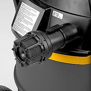 WORKSHOP Wet/Dry Vacs Vacuum Diffuser WS25025A 2-1/2-Inch Diffuser Shop Vacuum attachment For Shop Vacuums,Black