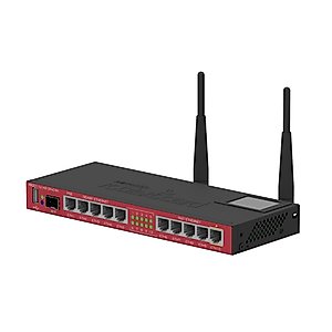 Mikrotik RouterBOARD RB2011UiAS-2HnD-IN Wireless Router 2.4GHz 10-Ports 802.11b/g/n