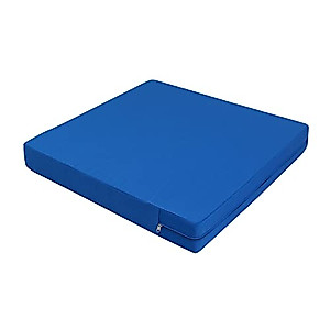 ROFIELTY Chair Cushions 24 inch for Indoor/Outdoor use, Patio Outdoor Seat Cushion, Comfortable Outdoor Furniture Patio Chair Cushion (Blue, 24x24x3)