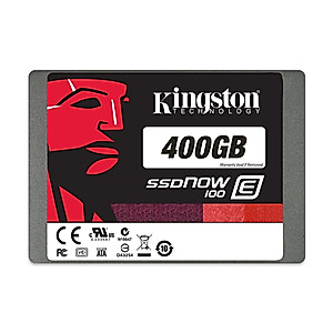 Kingston Digital, Inc. SSDNow E100 400GB SSD SATA 3 2.5-Inch Solid State Drive SE100S37/400G