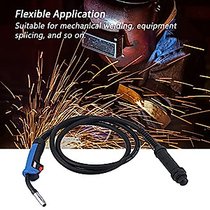 MIG Welding Gun, Welding Spool Gun Air Cooled Gas Welder Tool Accessory for Construction Site Manufacture 2.7 Meter