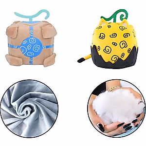 B-lox Fruits Pillow 1pc 7in Fruits Plush Hugging Plush Squishy Pillow Gifts for Soft Home Decor Kawaii