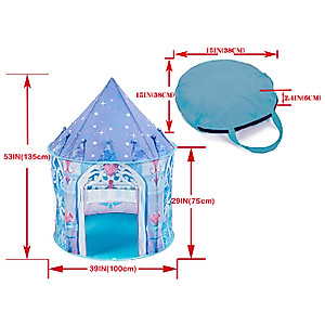 Kidodo Kids Play Tent Toy Children Pop Up Tent Kids Playhouse Indoor Outdoor Game Party Birthday Gifts Toddler for Boys Girls. Tunnel Foldable Tent for Baby Children