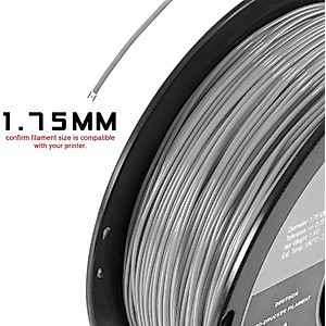 Prusament Pearl Mouse, PLA Filament 1.75mm 1kg Spool (2.2 lbs), Diameter Tolerance +/- 0.02mm