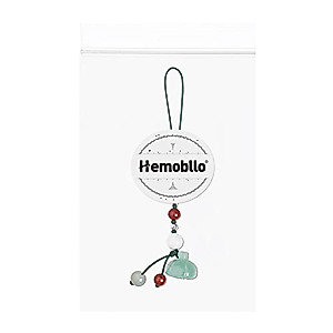 Hemobllo Cell Phone Strap Jade Phone Charm Key Agate Chain Car Key Hanging Pendants Decor for Car Phone Fan Clothing Decor Green