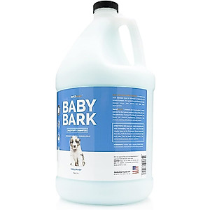 Bark2Basics Baby Bark Puppy Shampoo for Dogs, Gallon - Naturally Derived Ingredients, Formulated for Puppies, Professional Grooming Grade, Gentle on Dry or Sensitive Skin, Made in The USA
