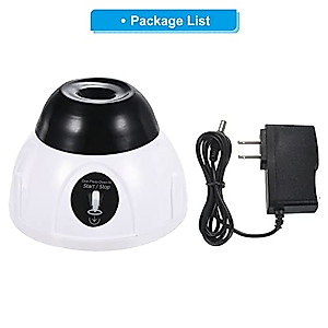 PATIKIL Mini Vortex Mixer Shaker Miniature Paint Ink Shaker, Touch Function, Shaker Mixer Nail Polish Mixer Test Tube Mixer White