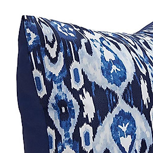 Vera Bradley by Classic Accessories Water-Resistant Outdoor Throw Pillows, 18 x 18 x 8 Inch, 2 Pack, Ikat Island